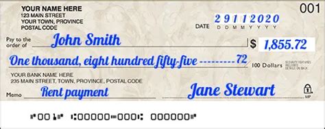 How To Write A Cheque In Simple Steps Finder Canada