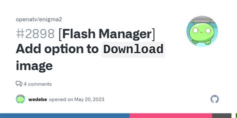 Flash Manager Add Option To `download` Image · Issue 2898 · Openatv