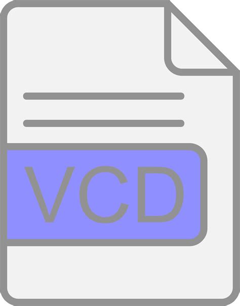 Vcd File Format Line Filled Light Icon 44096081 Vector Art At Vecteezy