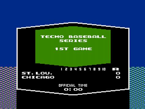 Tecmo Baseball Download Gamefabrique