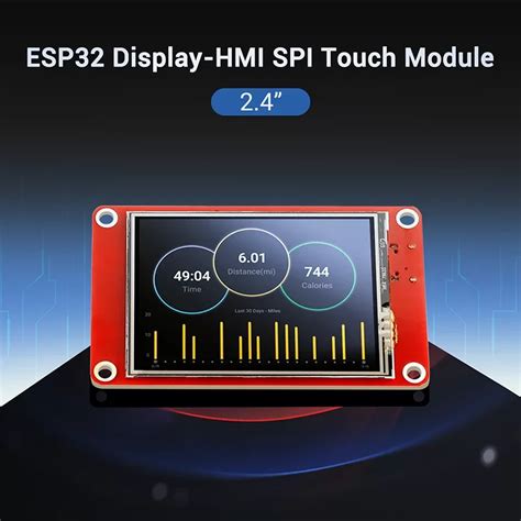 Elecrow Touch Screen Display Smart Hmi Tft Spi Módulo Lcd Esp Para Arduino Micropython