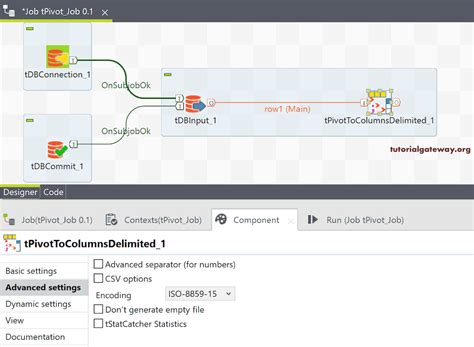 talend pivot columns