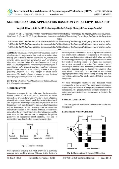secure e banking application based on visual cryptography by irjet