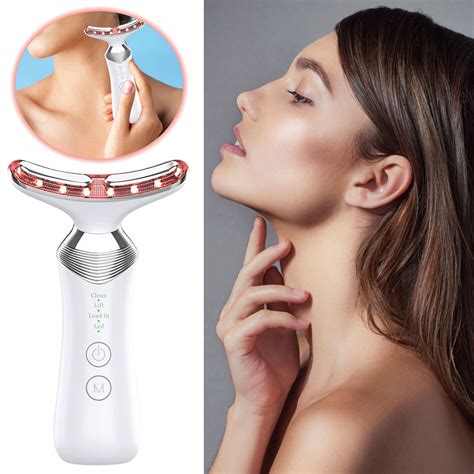 Microcurrent Neck Massager For Reduction And Skin Beauty Instrument