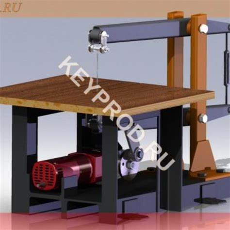 Лобзиковый станок ЛС01.Drill Powered Wooden - KeyProd