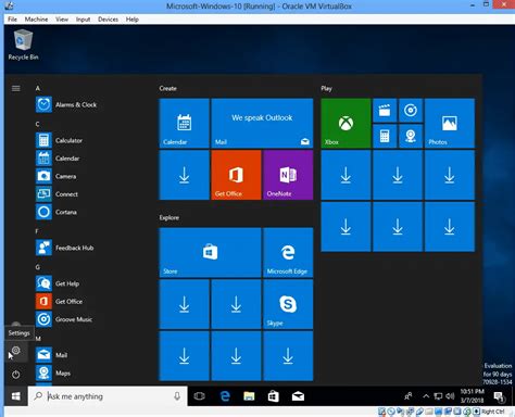 creating windows 10 virtual machine vm using oracle virtualbox techtown
