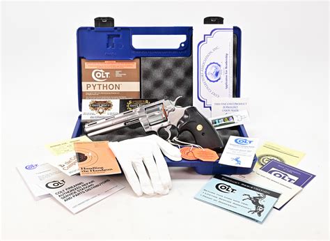 Colt Python Mag Inch Satin Stainless Like New Condition DOM Custom Shop