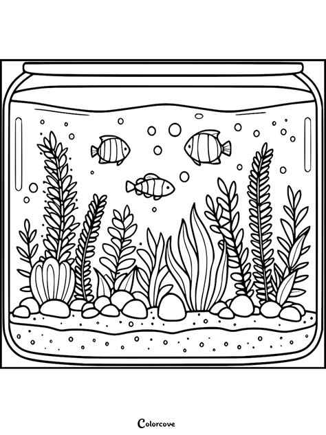 48 Free Aquarium Coloring Pages For Tropical Fun The Color Cove