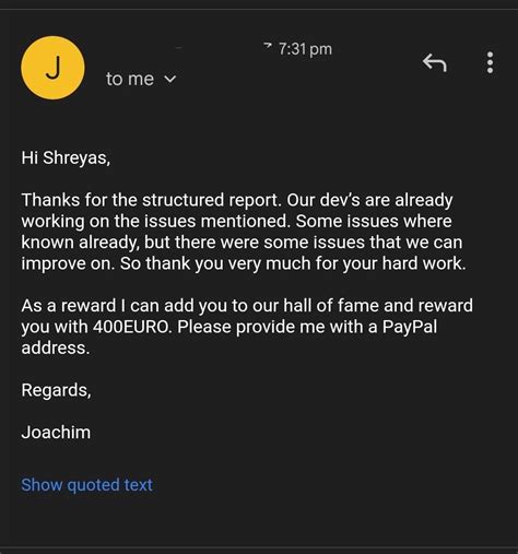 Bugbounty Shreyas Chavhan