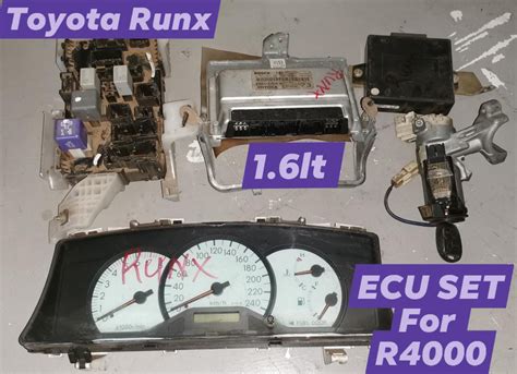 Toyota Runx 16lt Ecu Set For Cartease Autobreakers