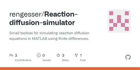Github Rengesserreaction Diffusion Simulator Small Toolbox For