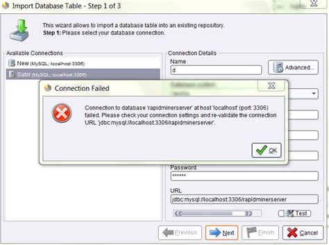 Unable To Import Database Table — Altair Community
