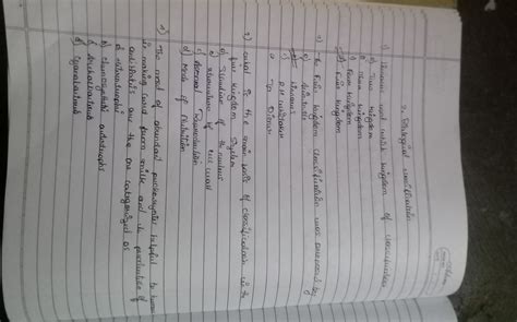 Questions On Biological Classification Biological Classification Linnaeu