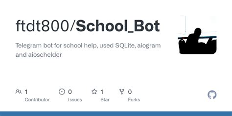 github ftdt800 school bot telegram bot for school help used sqlite