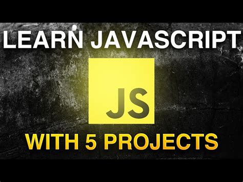 Free Video Learn Javascript With 5 Projects From Beginner To