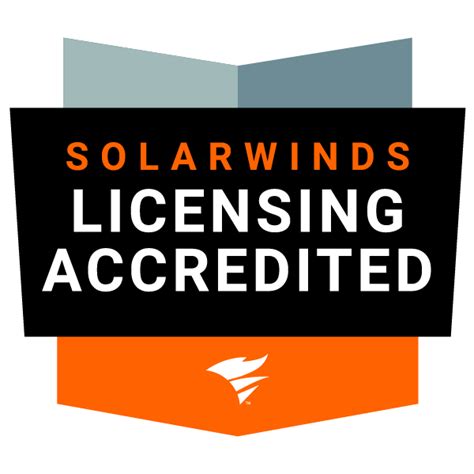 Solarwinds Licensing Accredited Credly