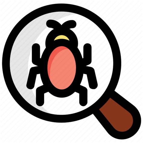 Antivirus Bug Search Cybercrime Malware Scanning Icon Download On
