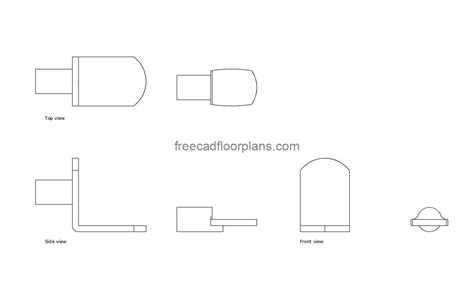 Shelf Pin Free Cad Drawings