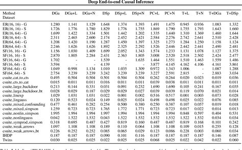 deep end to end causal inference