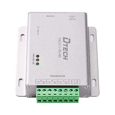 DTECH Industrial Grade RS232 To RS485 Serial Converter 3 Channel RS 485 Expansion Hub With 600W