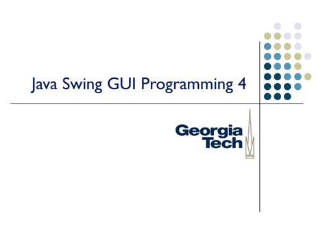 [ppt] java swing gui programming 4 learning objectives new ui