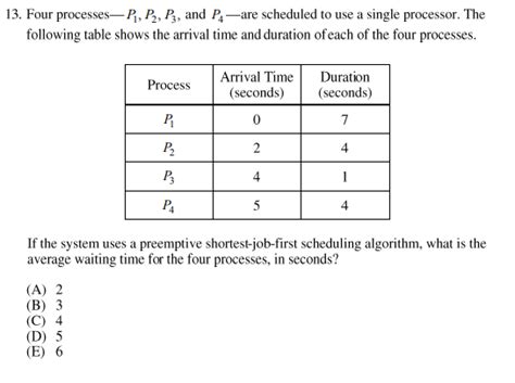 solved 13 four processes n b and p are scheduled to use