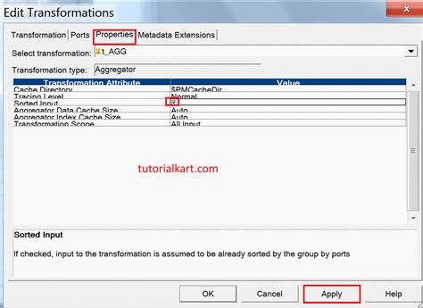 Informatica Transformations Create Aggregator Transformation