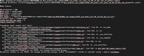 Unable To Run Topup Not Enough Distortion Groups Check Intendedfor