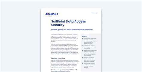 data access security products sailpoint
