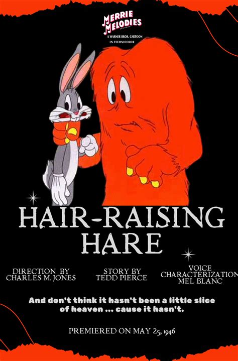 Hair Raising Hare Movie Poster — Chuck Jones Catalog 2025