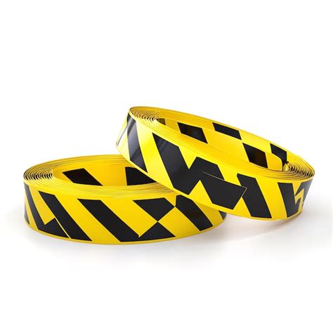 Caution Tape Set Premium Ai Generated Image