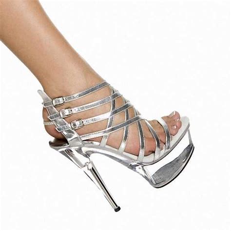 Gladiator Black Hollow Open Toe Platform Sexy Fetish Cm Retro Pole Dance High Heel Model