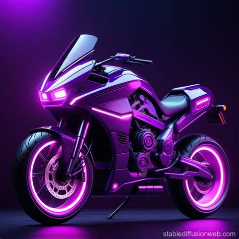 Bicycle Operating Robot Stable Diffusion Online