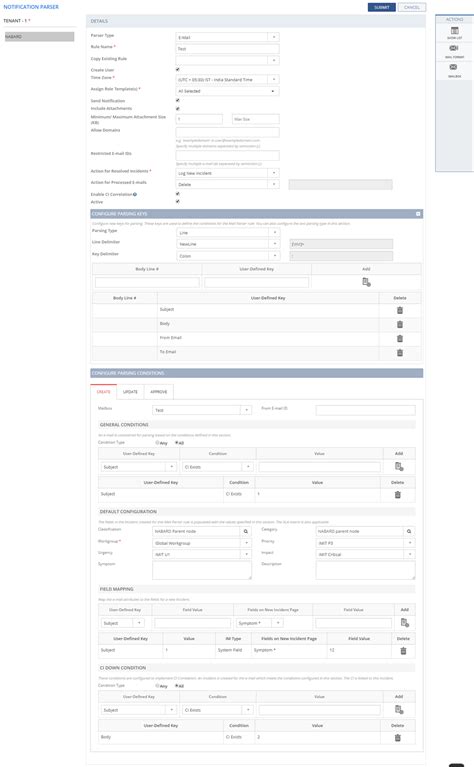 Configuring Notification Parser
