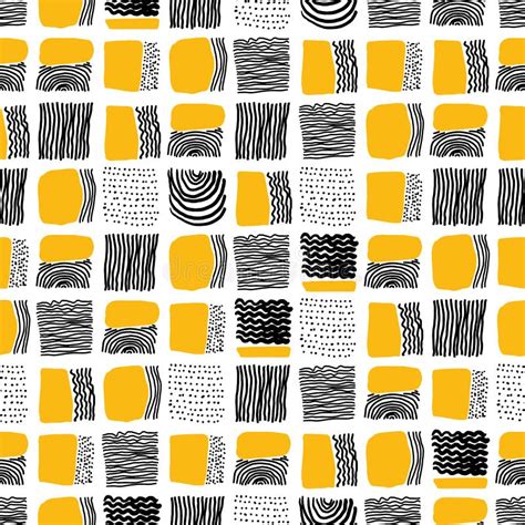 Vector Geometric Seamless Pattern Universal Repeating Abstract Background Stock Vector