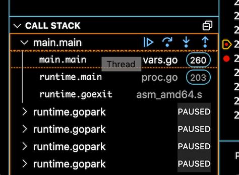 Debug Call Stack Ui For Multithreaded Programs Does Not Show `text` On