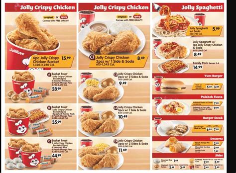 Jollibee Menu Canada And Updated Prices 2023 In 2023 Jollibee