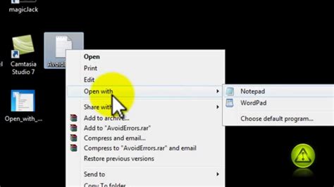 Add Open With Notepad To The Right Click Menu On Windows Pc Youtube