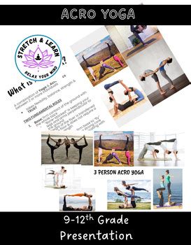 Acro Yoga By Stretch And Learn Tpt
