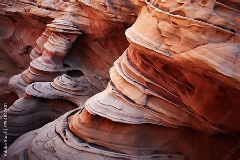 Ancient Canyon Rock Gradients A Stunning Display Of Erosion Patterns