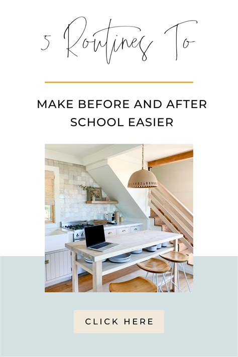 5 Routines For Before And After School Productivity