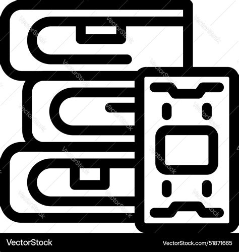 Data Center Server Rack Storing Digital Royalty Free Vector