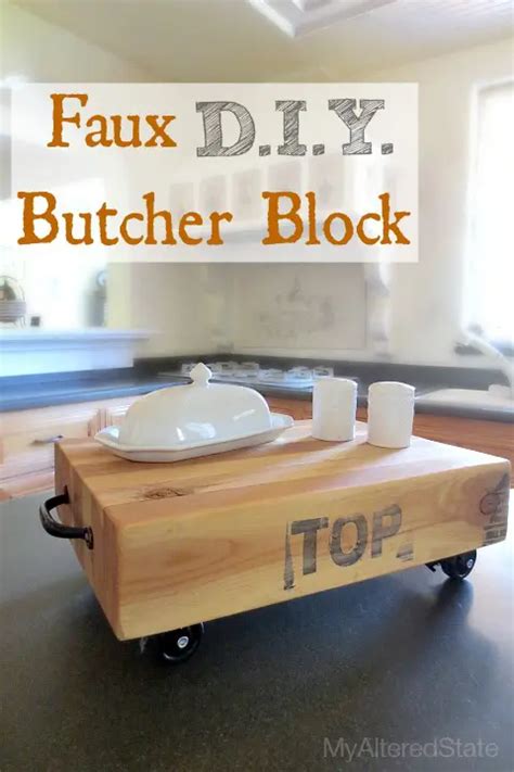 Cool And Practical DIY Butcher Block Crafts Shelterness