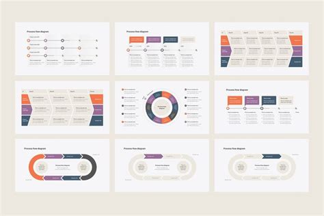 Process Flow Diagram For PowerPoint Unique Slides