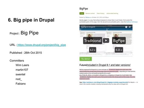 drupal 8 introduction to big pipe ppt