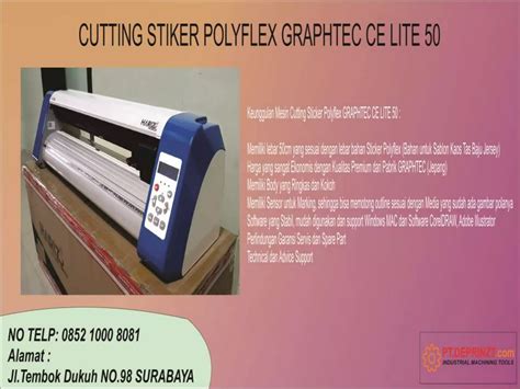 Mesin Flatbed Cutting Plotter Graphtec Ppt