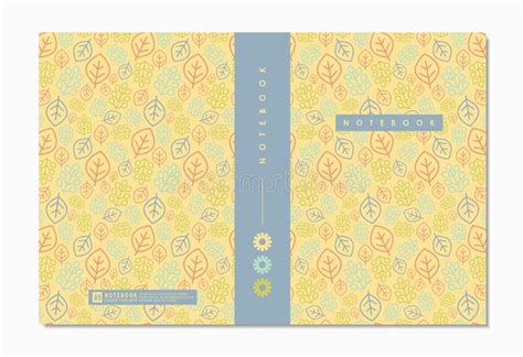 Floral Design Pattern Layout For Notebook Covers Stock Vector Illustration Of Catalog Journal