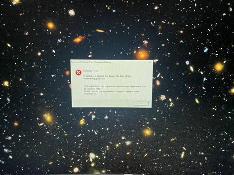 I Keep Getting This Runtime Error When I Try To Load My Aotr Campaign
