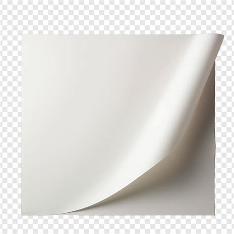 투명한 배경에 고립된 종이 프리미엄 Ai 생성 Psd