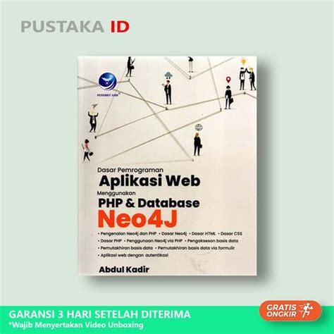 Jual Buku Dasar Pemrograman Aplikasi Web Menggunakan PHP Data Neo J Kota Tangerang Pustaka